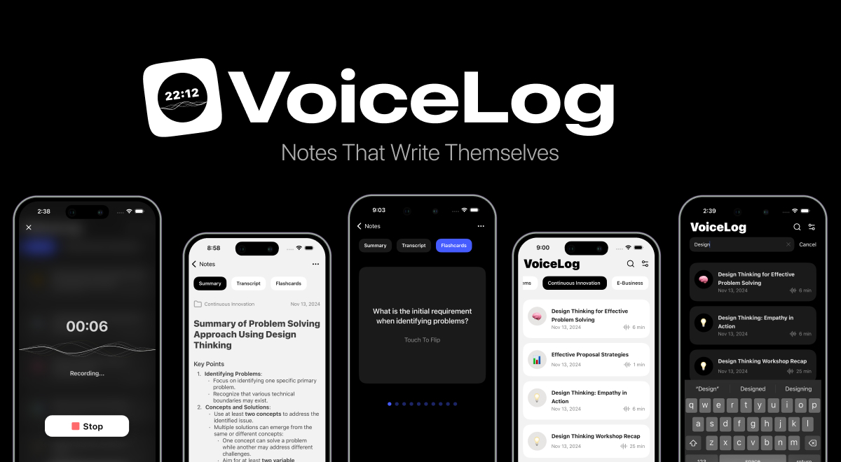 VoiceLog - Notes That Write Themselves